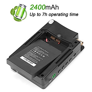 WSDCAM 4 Inch Portable Wrist IP Camera Tester CCTV Tester 4K H.265 IP CVBS CVI TVI AHD Analog Camera Tester with POE/IP DiscoveryFirmware Update/Camera Test Report 1800ADH-Plus