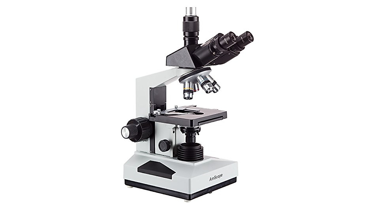 AmScope T490B Trinocular Microscope - 40X-2000X Magnification