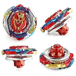 B-201 Zest Achilles + 1 Two-Way Launcher Battling Tops with Stickers bey Battling Burst quadrive BayBlades pro Series Tops for 8-12 Kids Children Boys