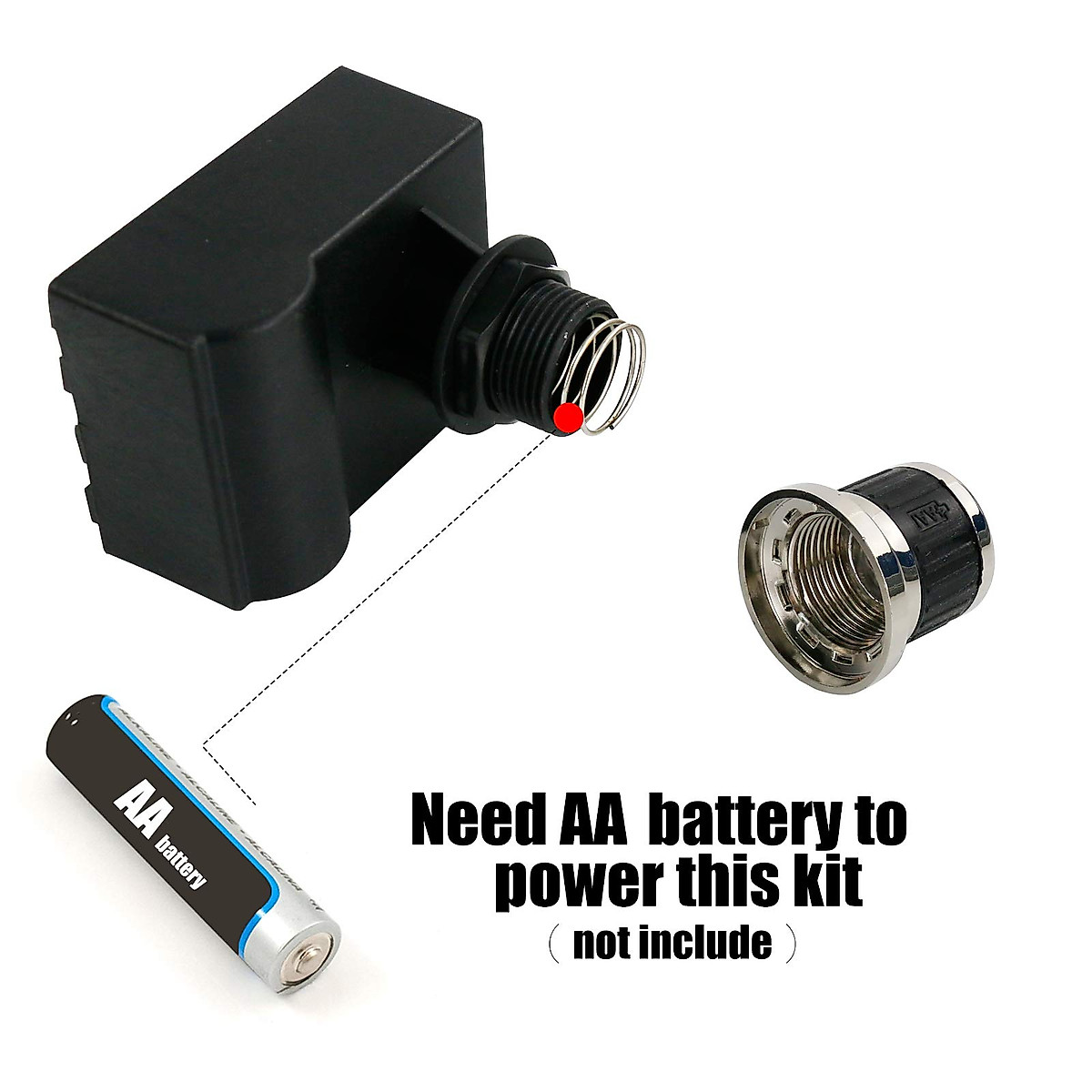Uniflasy Grill Igniter Kit for Home Depot Nexgril 720-0882A 720-0896B 720-0896E Gas Grill Models 6 Outlet Universal AA Battery Tact Push Button Spark Igniter with Wire Ignition Replacement Kits