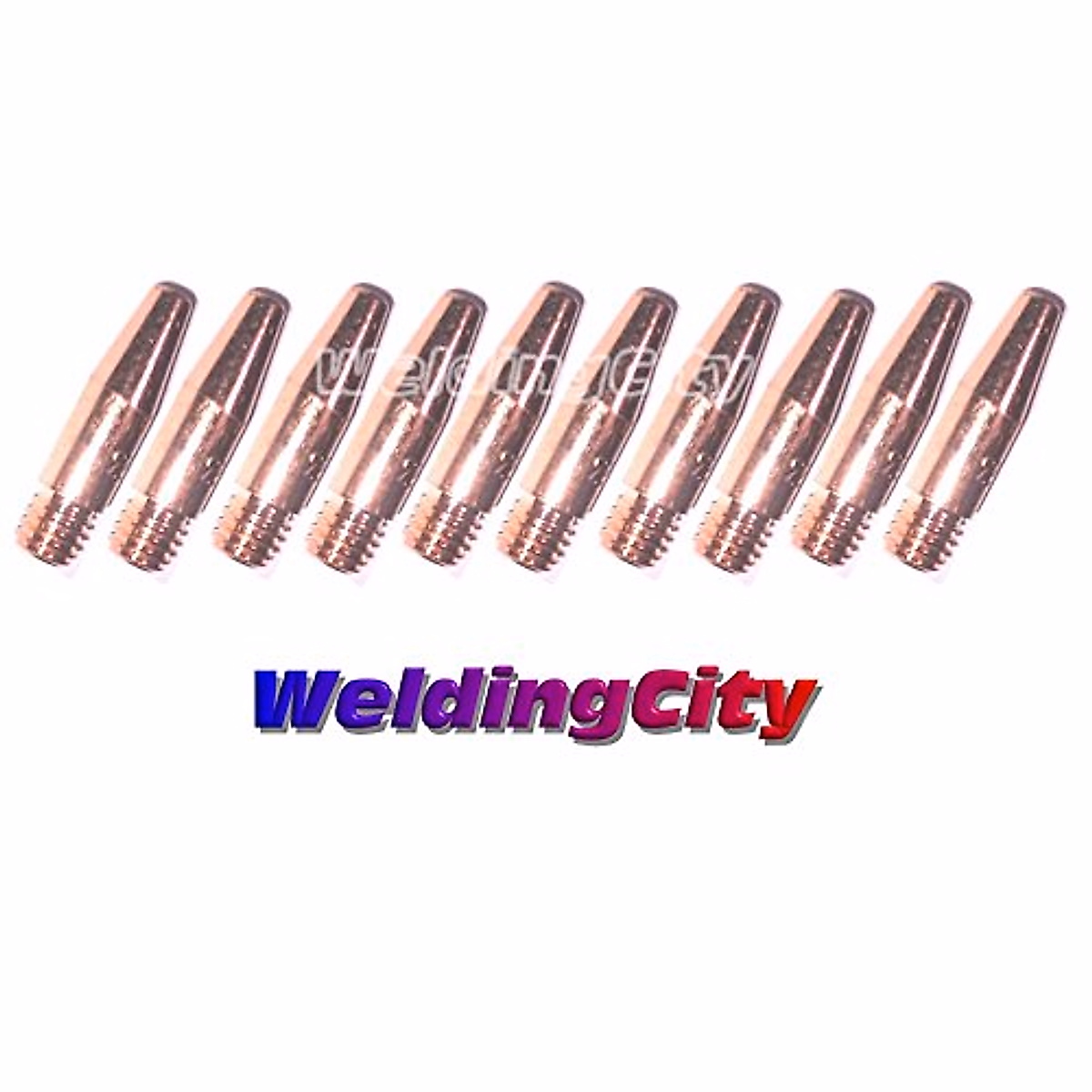 WeldingCity Pack of 10-pcs Tapered Contact Tip 11T-30 (.030") for MIG Welding Gun Lincoln Magnum 100L and Tweco #1/Mini