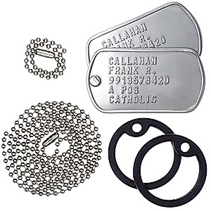 MYDOGTAG Personalized US Army Dog Tags - Regulation Replacement Military ID Tags for Veterans and Active Duty Soldiers