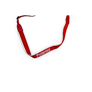 Polaroid Camera Strap Flat – Red Stripe
