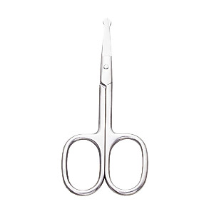 Motanar Eyebrow and Nose Hair Scissors, 3.7” Stainless Steel Professional Facial Nose Hair Trimmer Scissors for Women and Lace Wigs 2 Pieces
