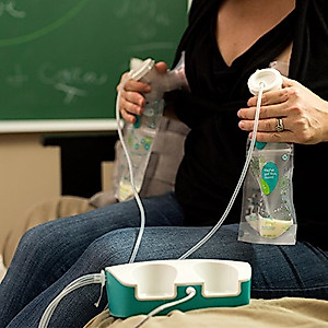 Evenflo Feeding Advanced Breast Milk Storage Bag Adapters for Breast Pumps (Pack of 2)