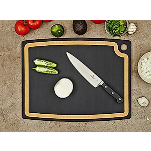 Epicurean Gourmet Series Cutting Board with Juice Groove, 19.5-Inch by 15-Inch, Slate/Natural
