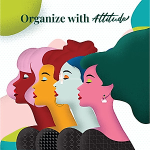 Neat Diva 5 Piece Bundle includes a 4 Piece Set of Ziplock Bag Organizers plus a 2-in-1 Foil and Plastic Wrap Organizer, Aluminum Foil Organization Storage Bag Organizer Kitchen Drawer