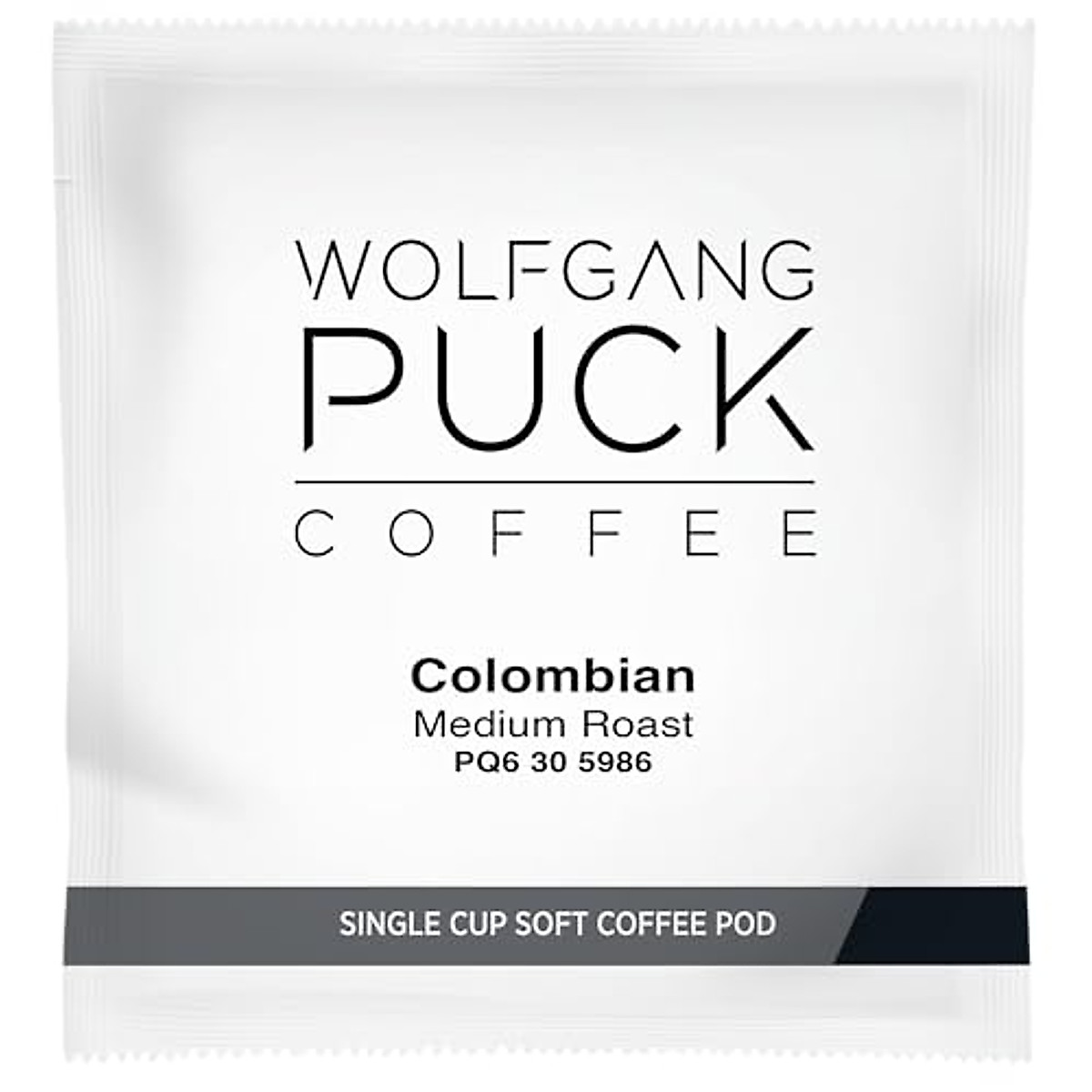Wolfgang Puck Coffee, Colombian Organic Fair Trade, 9.5 Gram Soft Pod, 18 Count (Pack of 6)