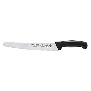 Mundial Marks by Mundial MA21-10 Bread Knife, Serrated Edge, Black,17.75 x 4 x 1.25 inches