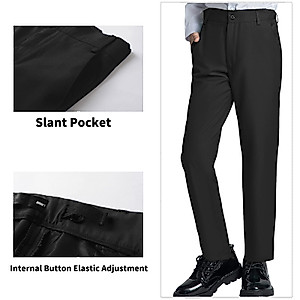 Boy Suits 3 Piece Formal Kids Tuxedo Suits for Boys Wedding Dresswear Ring Bearer Outfit with Blazer Jacket Vest and Pants Set Size 12