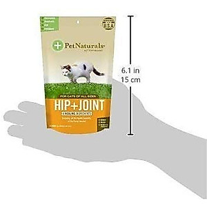 Pet Naturals (3 Pack) of VT Hip + Joint Supplements for Cats