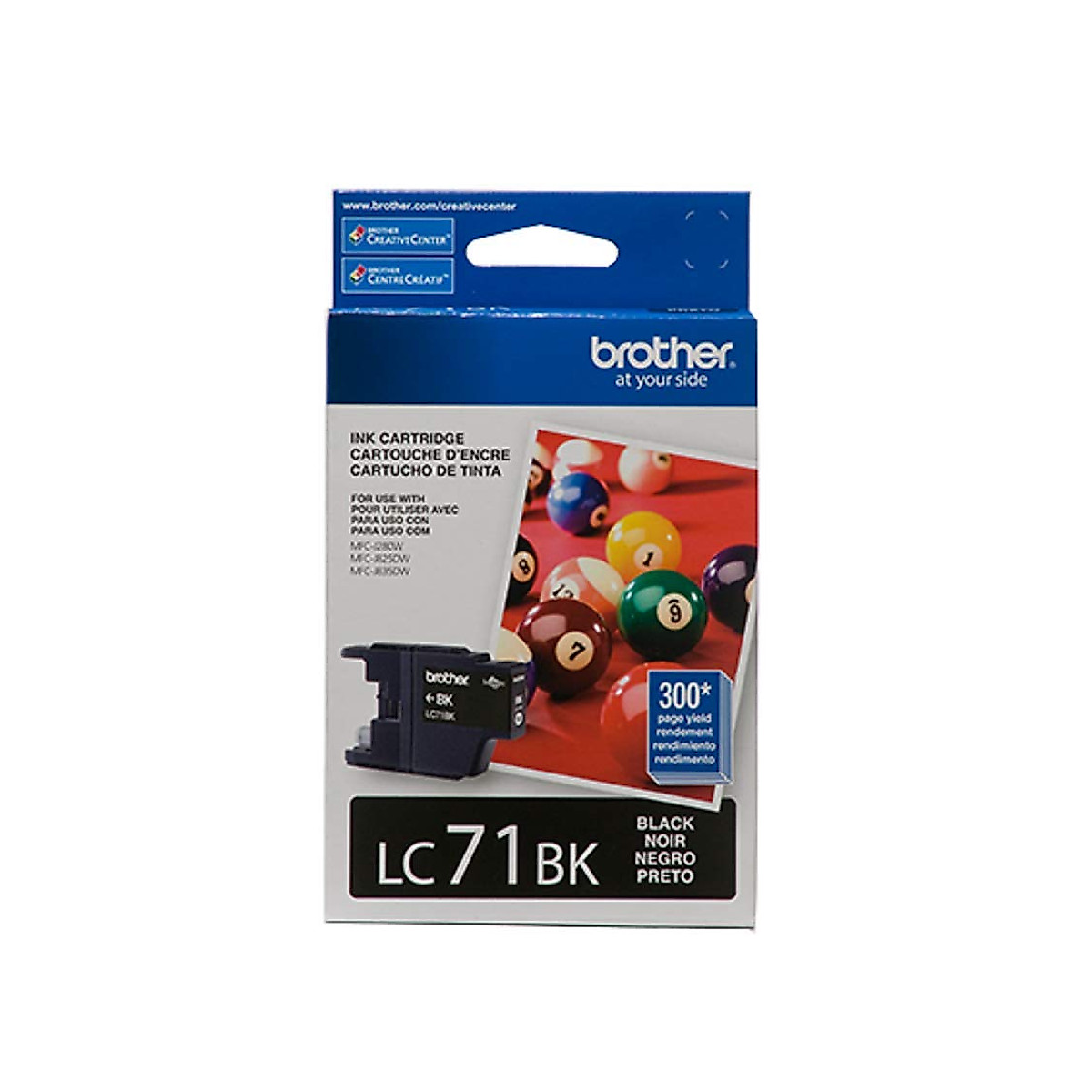 Brother Lc71bk Innobella Ink Cartridge (Black) in Retail Packaging