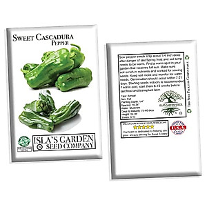 Sweet Cascadura Pepper Seeds , 50+ Heirloom Seeds Per Packet, (Isla's Garden Seeds), Botanical Name: Capsicum annuum, Non GMO Seeds