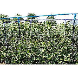 PullyBuy Soft Mesh Nylon Trellis Netting Roll - 5 x 350 ft Heavy Duty Garden Netting for Climbing Plants,Garden Melons Vegetables, Grape Racks, Hydroponic, 5x350ftnet