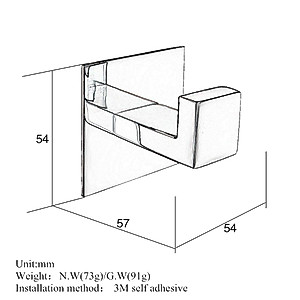 Celbon Stainless Steel Bathroom Towel Hook Self Adhesive Robe Coat Hook in Bathroom,No Screw Need and Chrome Finish …