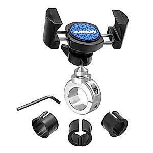 Arkon Mounts RoadVise Motorcycle Phone Mount for iPhone 12 11 XS XR X Galaxy Note 20 10 S20 S10 Retail Chrome