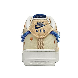 Nike Womens Air Force 1 Low WMNS DV2223 100 Los Angeles Flea - Size 11.5W Sail/Blue
