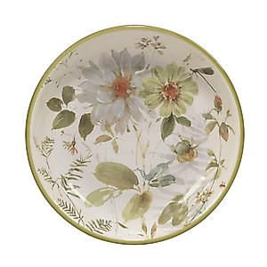 Certified International Green Fields 38 oz. Soup/Pasta Bowls, Set of 4 Assorted Designs