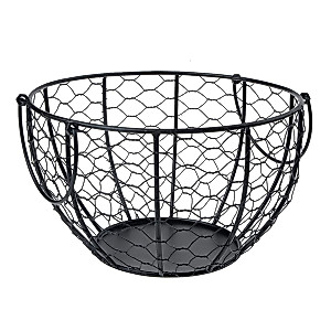 Kitchen Storage Metal Wire Egg Basket Farm Chicken Cover Egg Holder/Organizer Case/Container