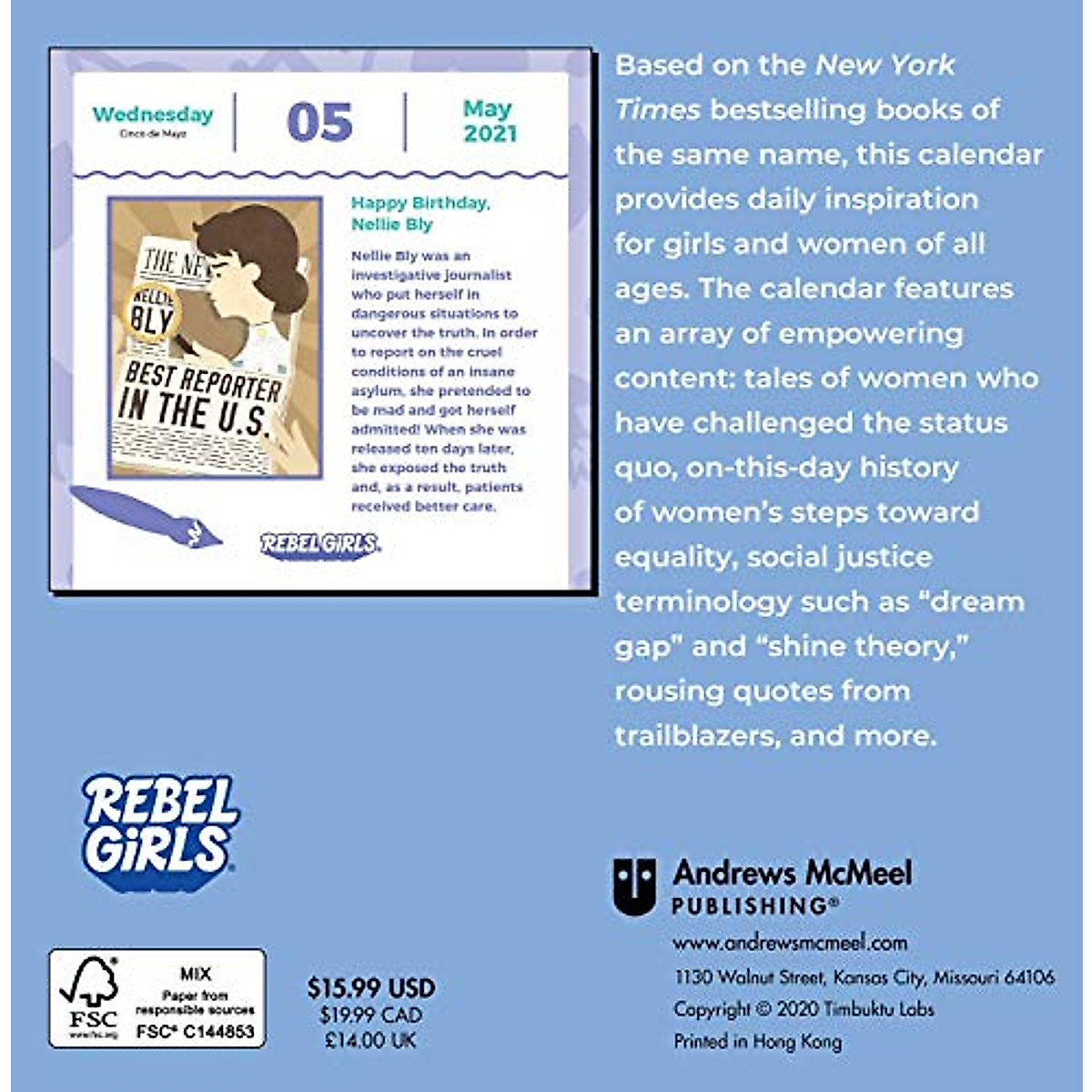 Good Night Stories for Rebel Girls 2021 Day-to-Day Calendar