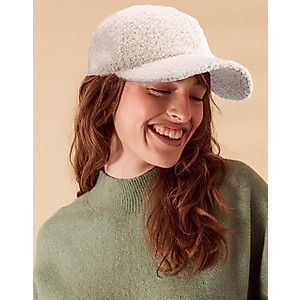 Lamb-Wool Baseball-Caps Warm-Winter Teddy-Fleece Hip-Hop Cap for Men Women Outdoor Travel Beige