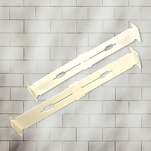 RoomForLife- Drawer Dividers Set of 2 - Dual Adjustable Straight Plastic Dividers fo drawers - Home Organization