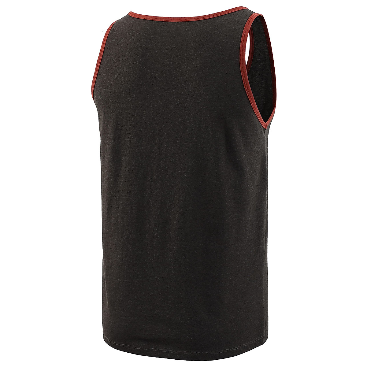 KNQR Men's Casual Retro Slim Fit Workout Gym Muscle Running Tank Top Undershirts Sleeveless Shirts H.Charcoal/Rusty L