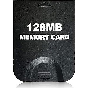 Hyamass 128MB(2043 Blocks) High Speed Gamecube Storage Save Game Memory Card Compatible for Nintendo Gamecube & Wii Console Accessory Kits - Black
