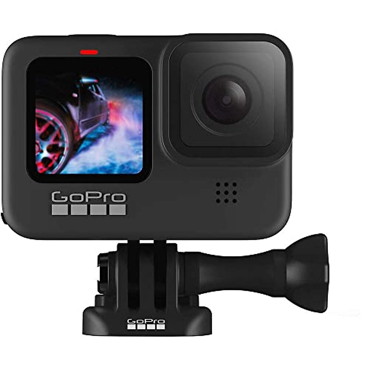 GoPro HERO9 Black, Sports and Action Camera Bundle with Froggi Accessory Kit, 64GB microSD Card, 1080p