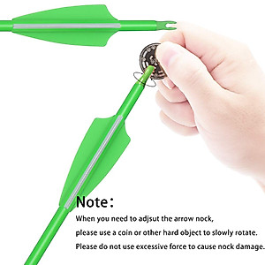 ELONG 12PCS 28" Arrows for Compound Bows,Carbon Hunting Arrows for Archery Spine 500 with 100 Grain Screw Tips, for Compound & Recurve & Traditional Bow(with 6 Extra Nocks) Green