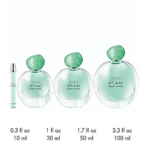 Armani Beauty - Acqua di Gioia - Eau de Parfum - Floral Fruity Fragance for Women - Primofiore Lemon, Water Jasmine, Cedarwood Notes - 1.0 Fl Oz