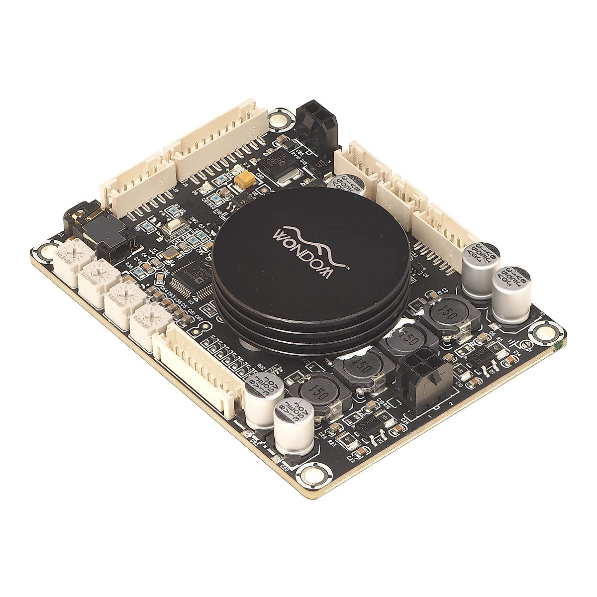 2 X 50W Audio Amplifier Board with ADAU1701 DSP Integrated DC10-26V Stereo Class D Amp Board Dual Channels 2 Channels 2.1 4.0 System Amplifier Module for DIY Home Theater Store Speakers JAB3-250