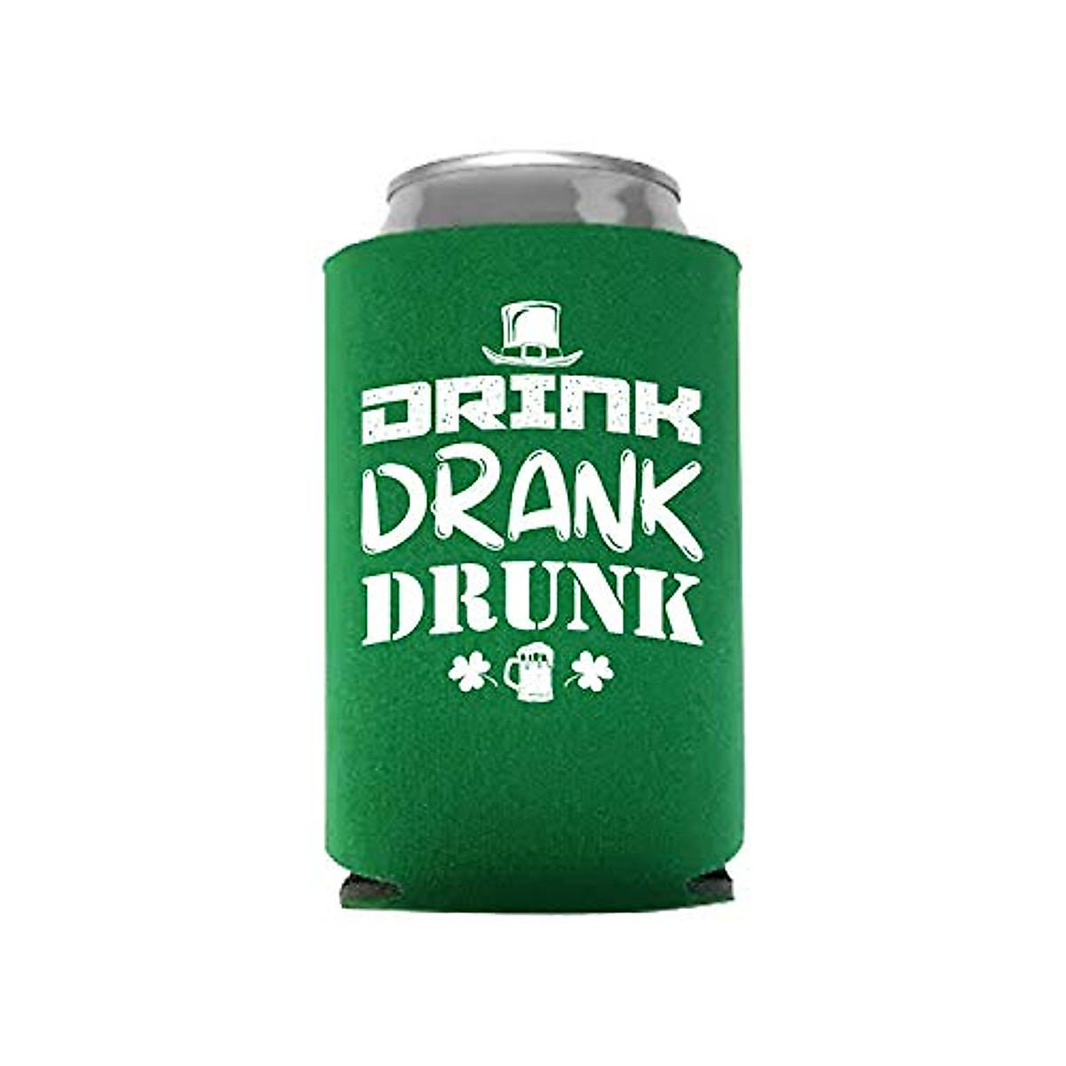 Veracco Keep Your Kiss I'm Here For This Irish Don't get Drunk We Get Awsome Stadium Party Cup St Patricks DayCan Coolie Holder Party Favors Decorations (Green, 6)