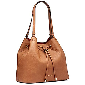 Calvin Klein Gabrianna Novelty Shopper Shoulder Bag, Caramel