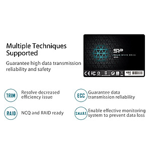 Silicon Power S55 480GB 2.5" 7mm SATA III Internal Solid State Drive SP480GBSS3S55S25