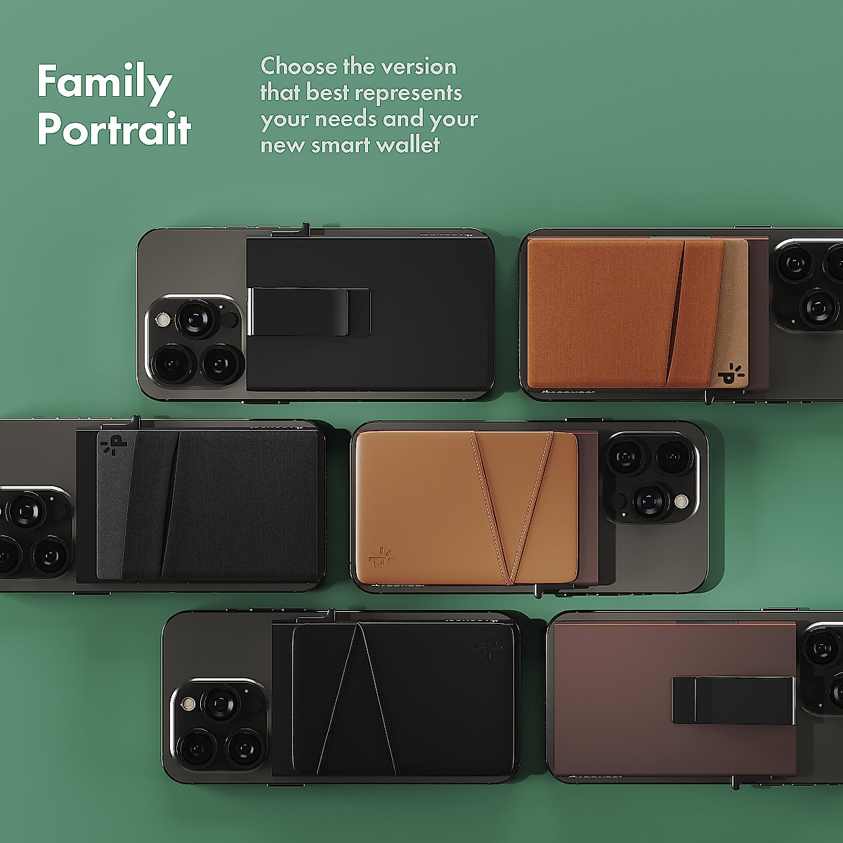 PAGONGO Magsafe Wallet, Mag Safe Wallet Magnetic Minimalist, Pop Up Credit Card Holder with Leather Front Pocket, Apple Wallet Magsafe, Iphone Wallet, Magnetic Wallet Iphone, Brown