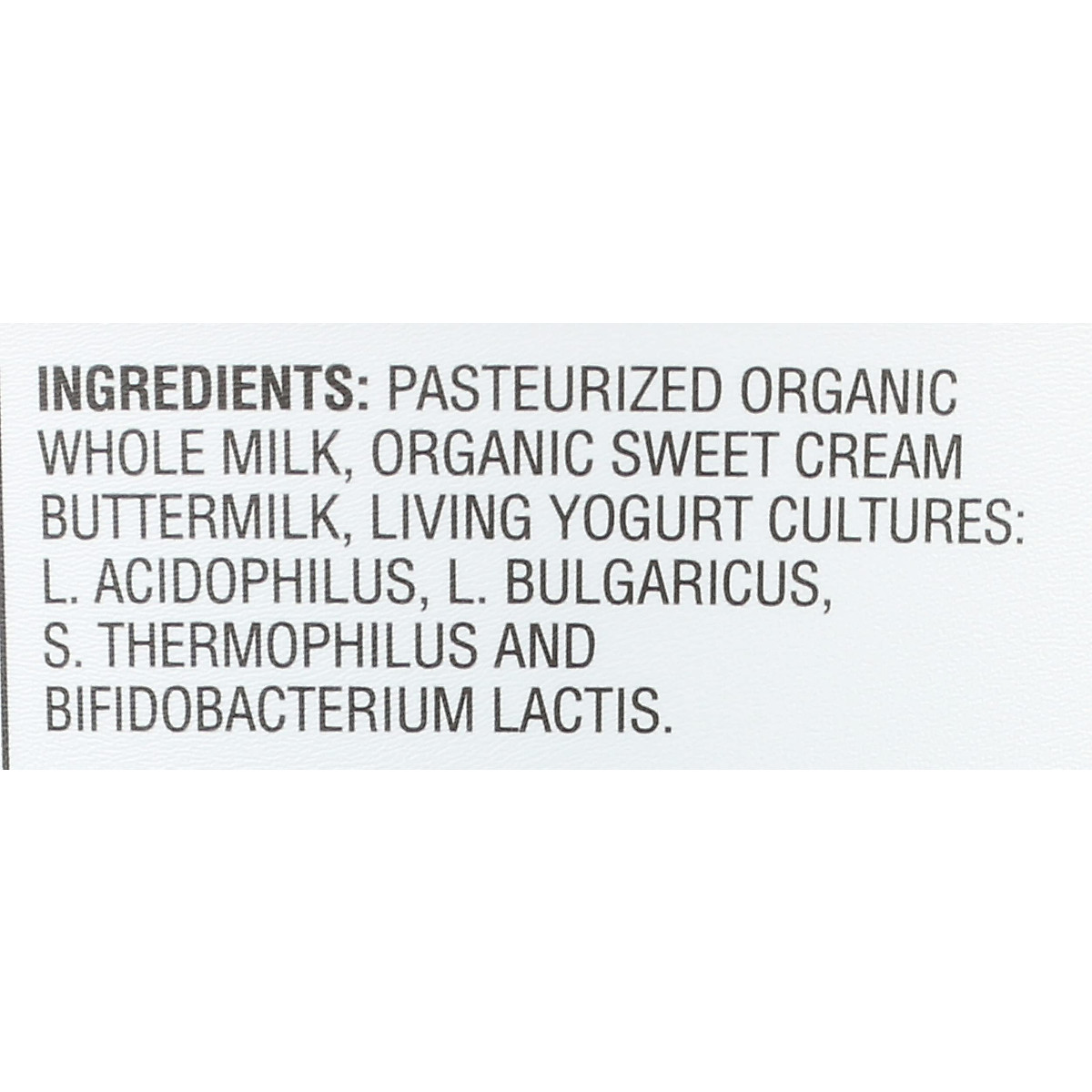 Straus Family Creamery, Plain Yogurt, 32 oz