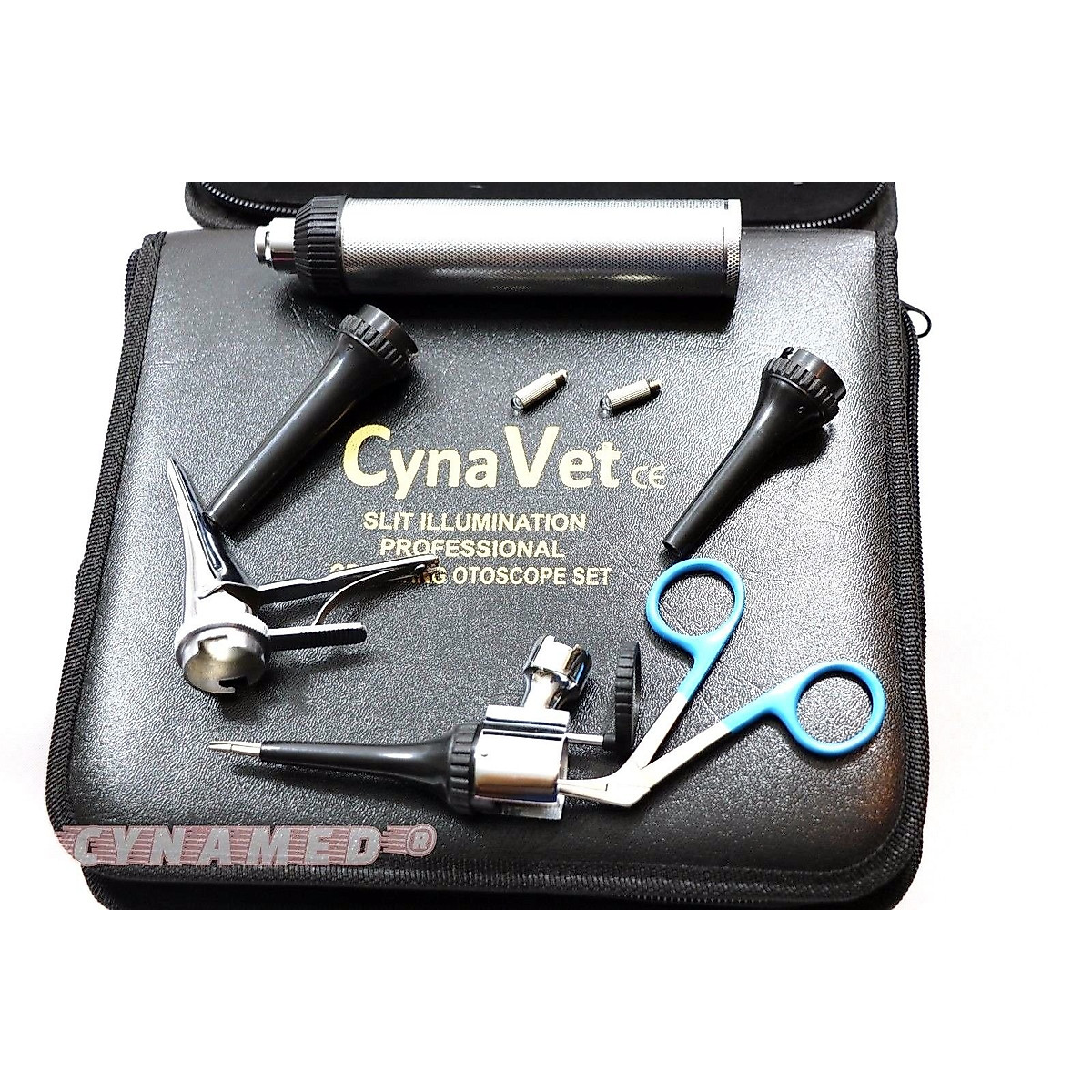 Brand New Professional 3.5 V LED Veterinary Otoscope Operating Kit High Quality Premium Set Cynamed