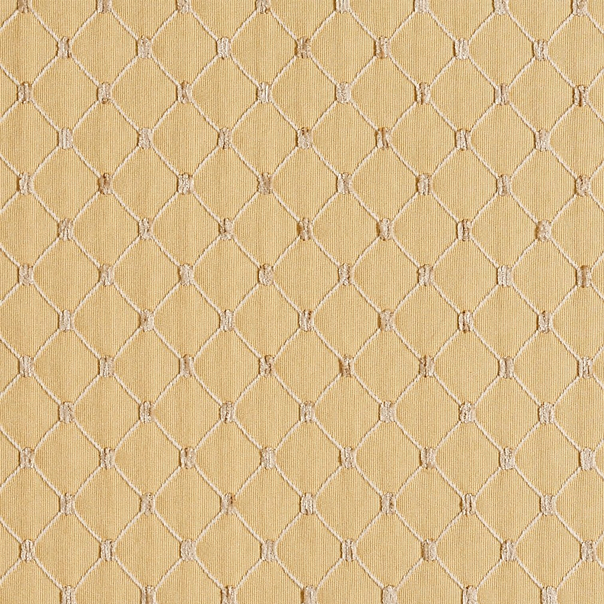 B653 Gold Diamond Jacquard Woven Upholstery Fabric by The Yard