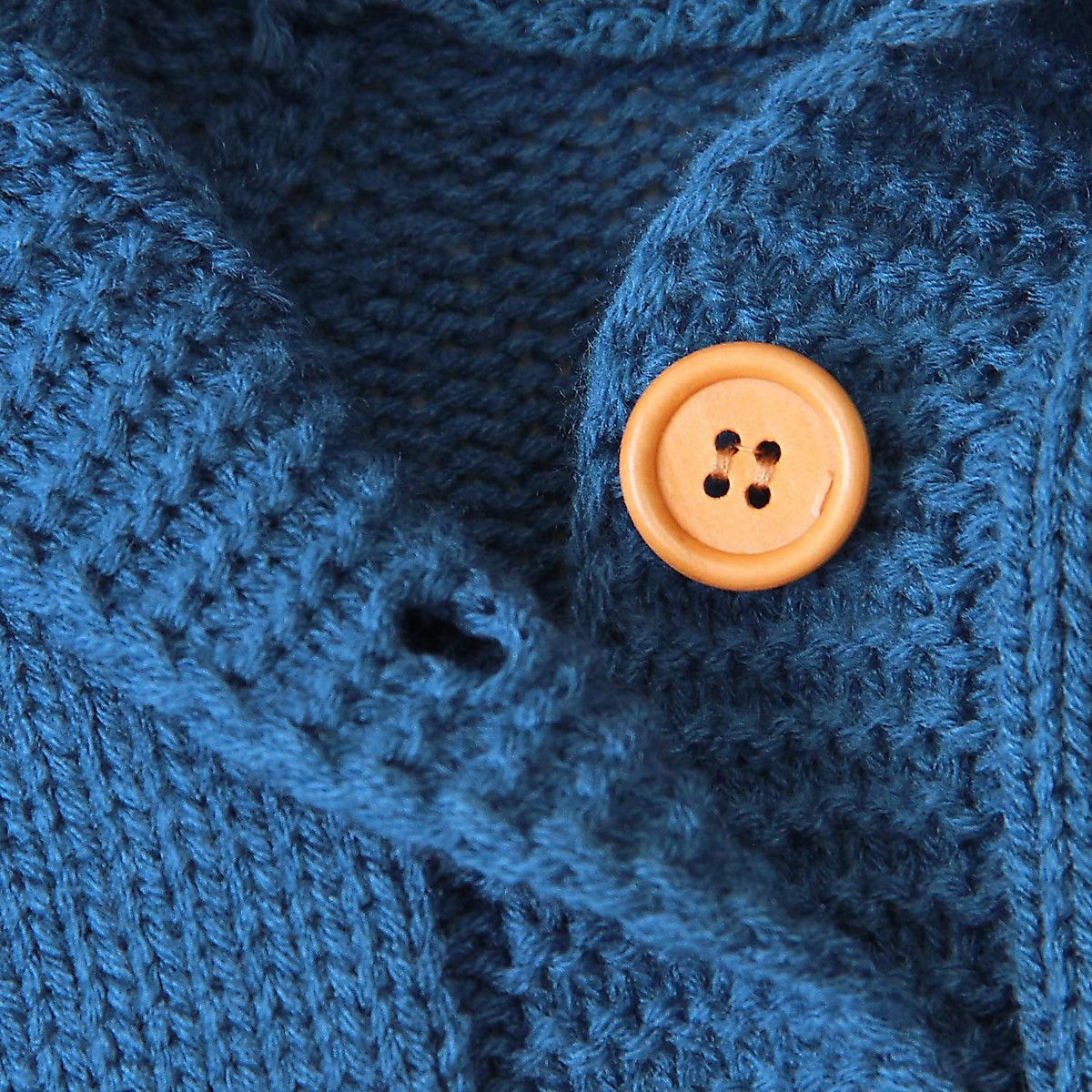 DovFanny Newborn Baby Knitted Sweater Romper Jumpsuit Girls Boys Baby Clothes Unisex Long Sleeve Bodysuit Snowsuit（Blue,3-6M）