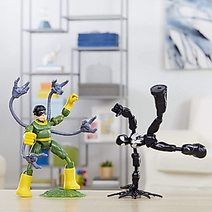 Spider-Man Marvel Bend and Flex Black Suit Vs. Doc Ock Action Figure Toys, 6-inch Flexible Figures, for Kids Ages 4 and Up