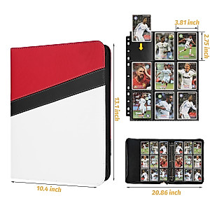 Foalgo Trading Card Binder, Card Collection Binder Album Folder with 720 Side Loading Pockets, 9 Pocket Trading Card Album Folder for TGC,MTG, Baseball Cards, Yugioh