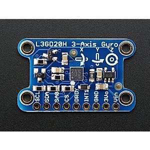 Adafruit L3GD20H Triple-Axis Gyro Breakout Board - I2C, SPI Connectivity - Arduino Compatible