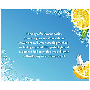 Celestial Seasonings Cold Brew Sweetened With Lemon, 18 Count
