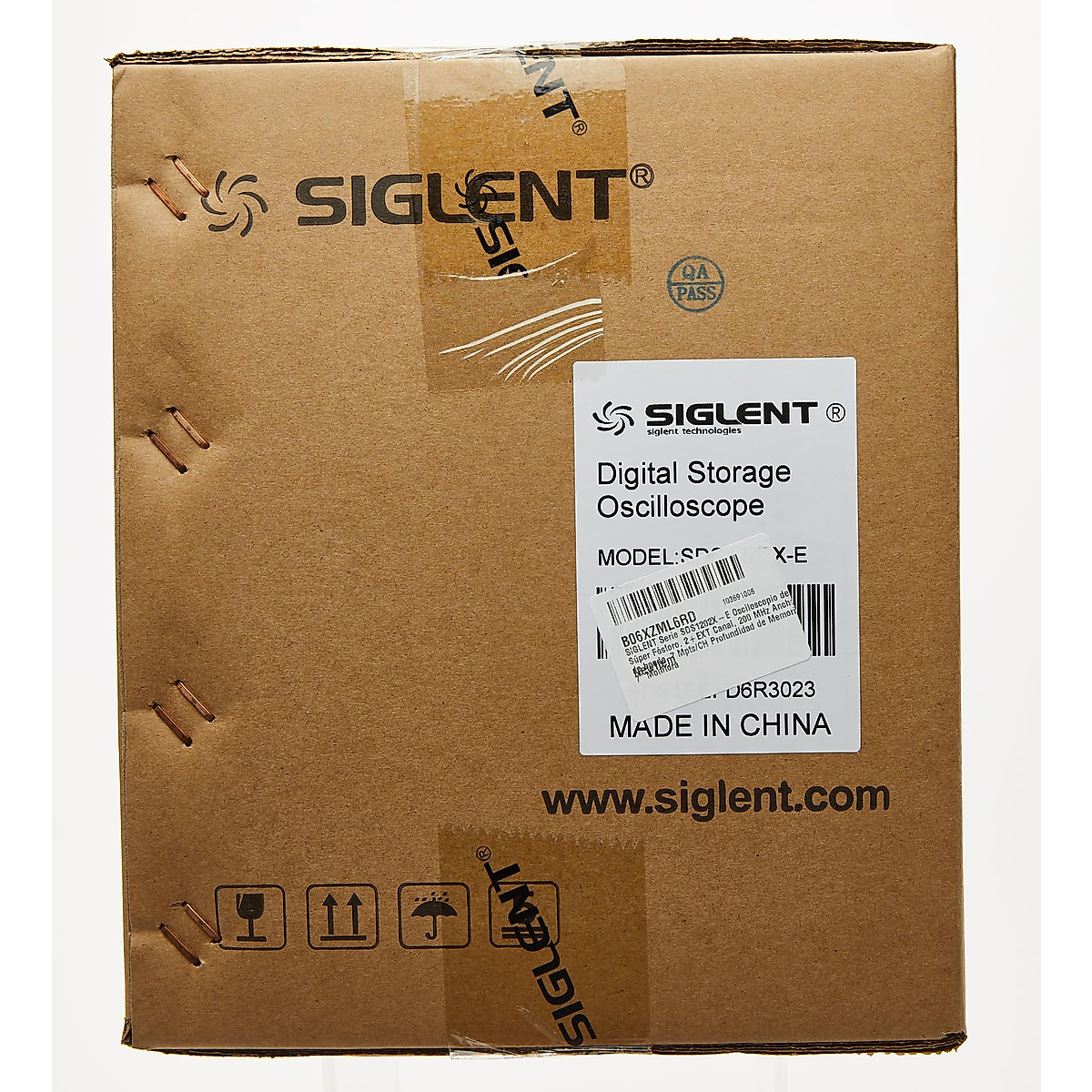 Siglent Technologies SDS1202X-E 200 mhz Digital Oscilloscope 2 Channels, Grey