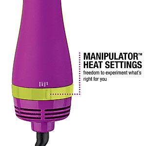 Bed Head One Step Volumizer and Hair Dryer | Dry, Straighten, Texture, Style in One Step (Purple)