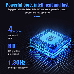 Zunate Handheld PDA POS with 5.5in Touch Screen, POS Receipt Printer 58mm Thermal Printer, 2GB + 32GB 4G LTE Mobile POS Receipt Printer for 1D 2D QR Barcode (US Plug)