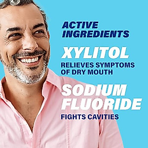 ACT Dry Mouth Anticavity Zero Alcohol Fluoride Mouthwash 18 fl. oz. Soothing Mint