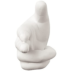 Interior Illusions Plus II00019 Bang Hand Décor, 8" deep, White