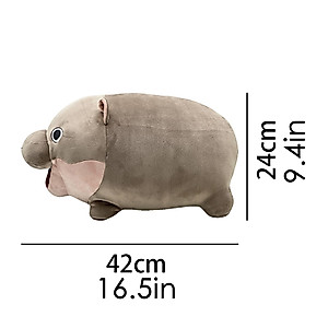 Plush Toys, Cute Stuffed Animals Pillow, 2024 Hippo Plushies Soft Plush Toy for Kids Fans
